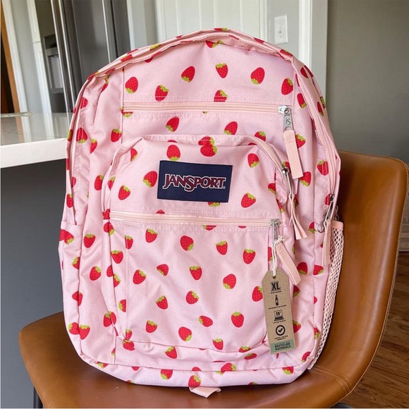 Jansport | Accessories | Jansport Big Student 75 Backpack Strawberry ...